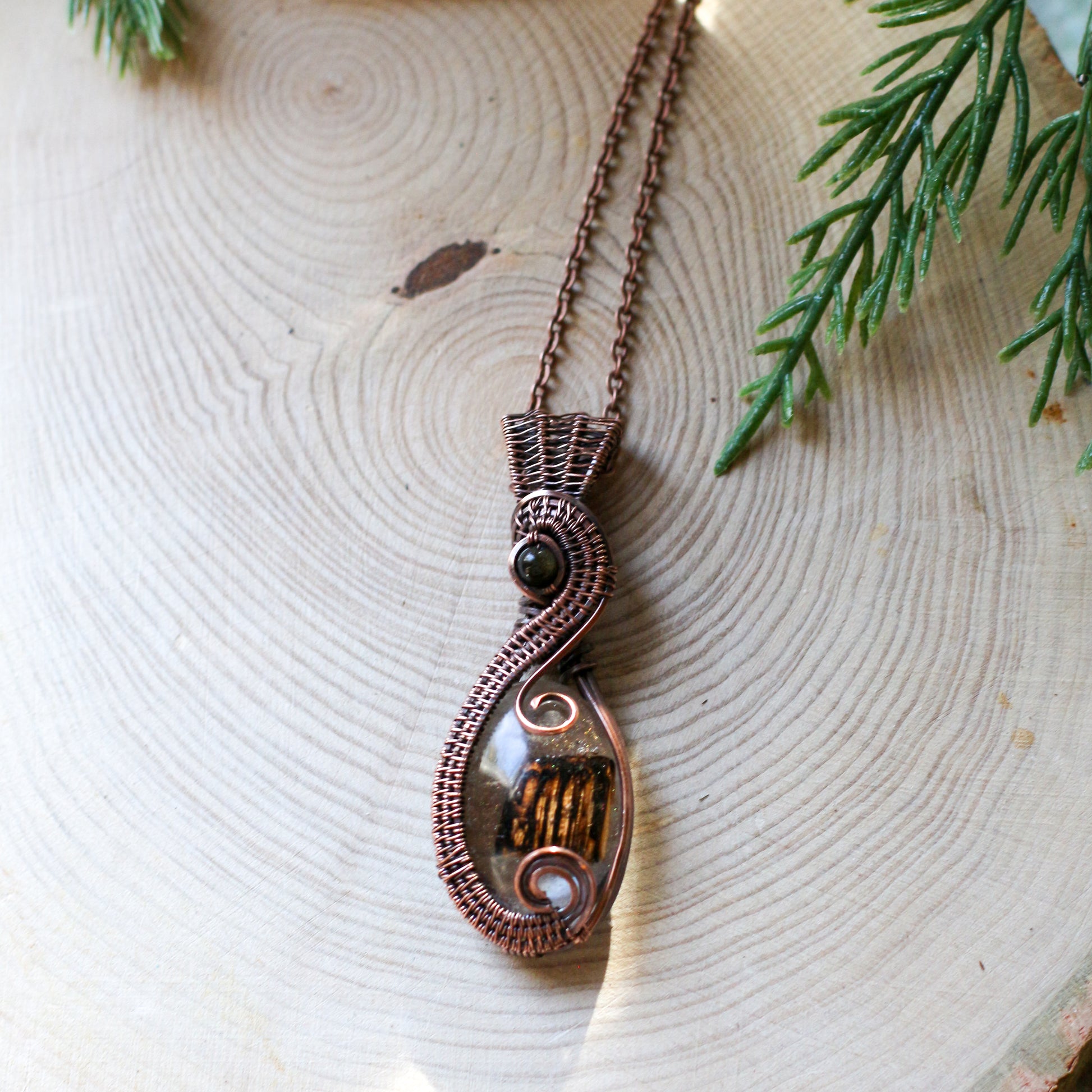 Medium Genuine Arnold Estate (Conjuring House) Wood Fragment Necklace ...