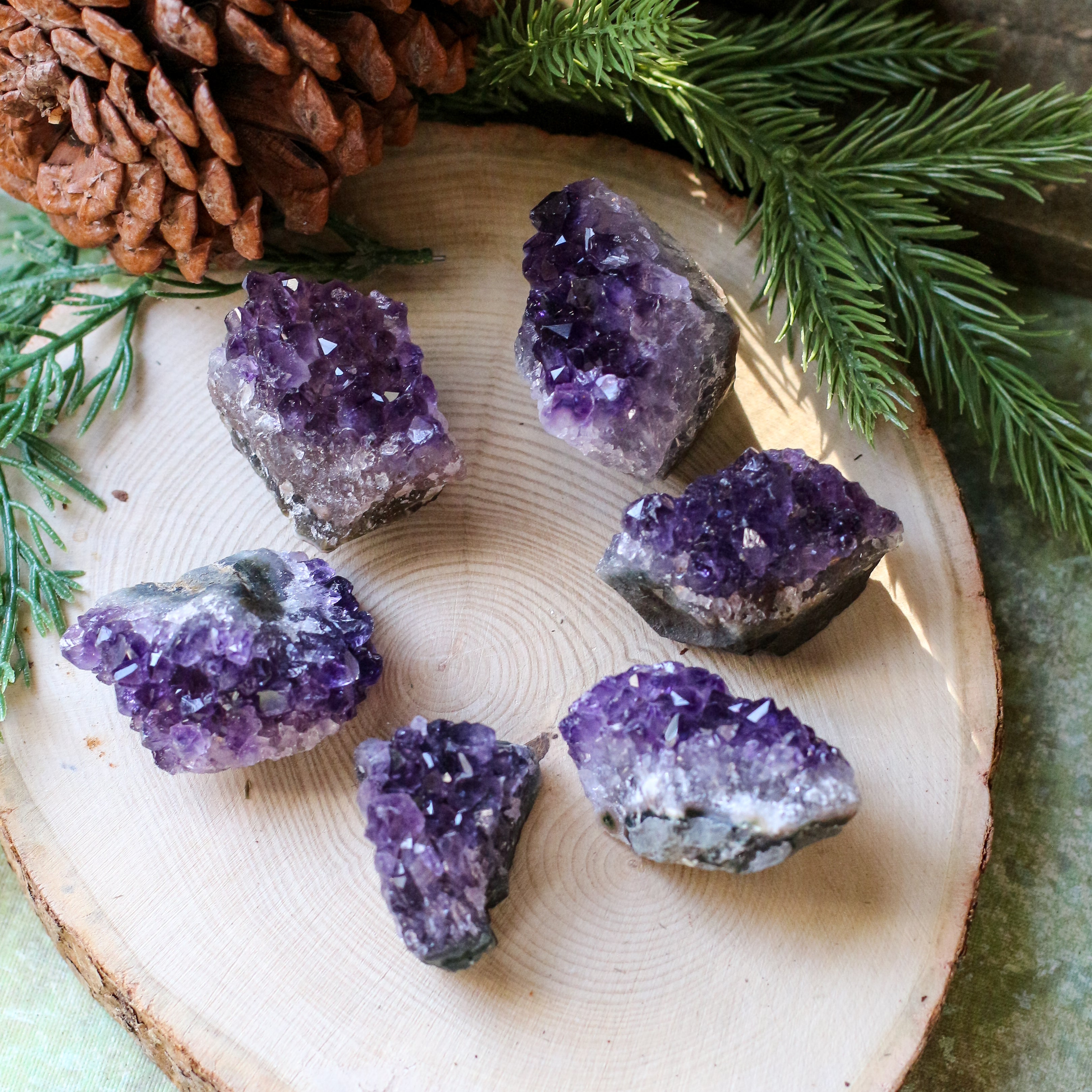 Crystal Amethyst Cluster – Handmade By Hawes